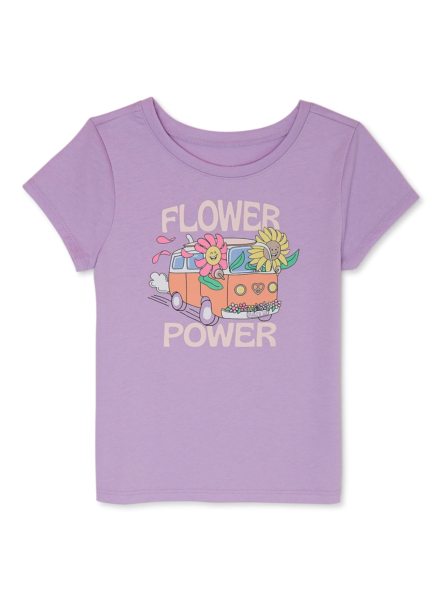 Garanimals Toddler Girl Short Sleeve Graphic T-Shirt - Print - Walmart.com