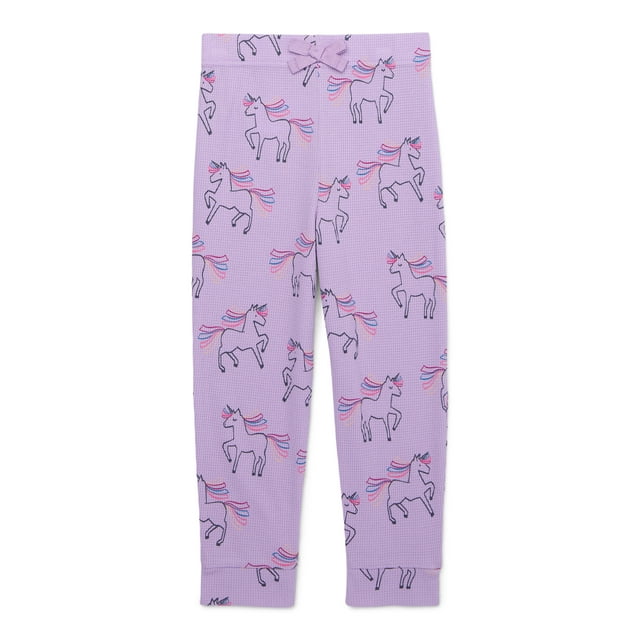 Garanimals Toddler Girls Thermal Joggers, Sizes 18M-5T, Cozy and ...