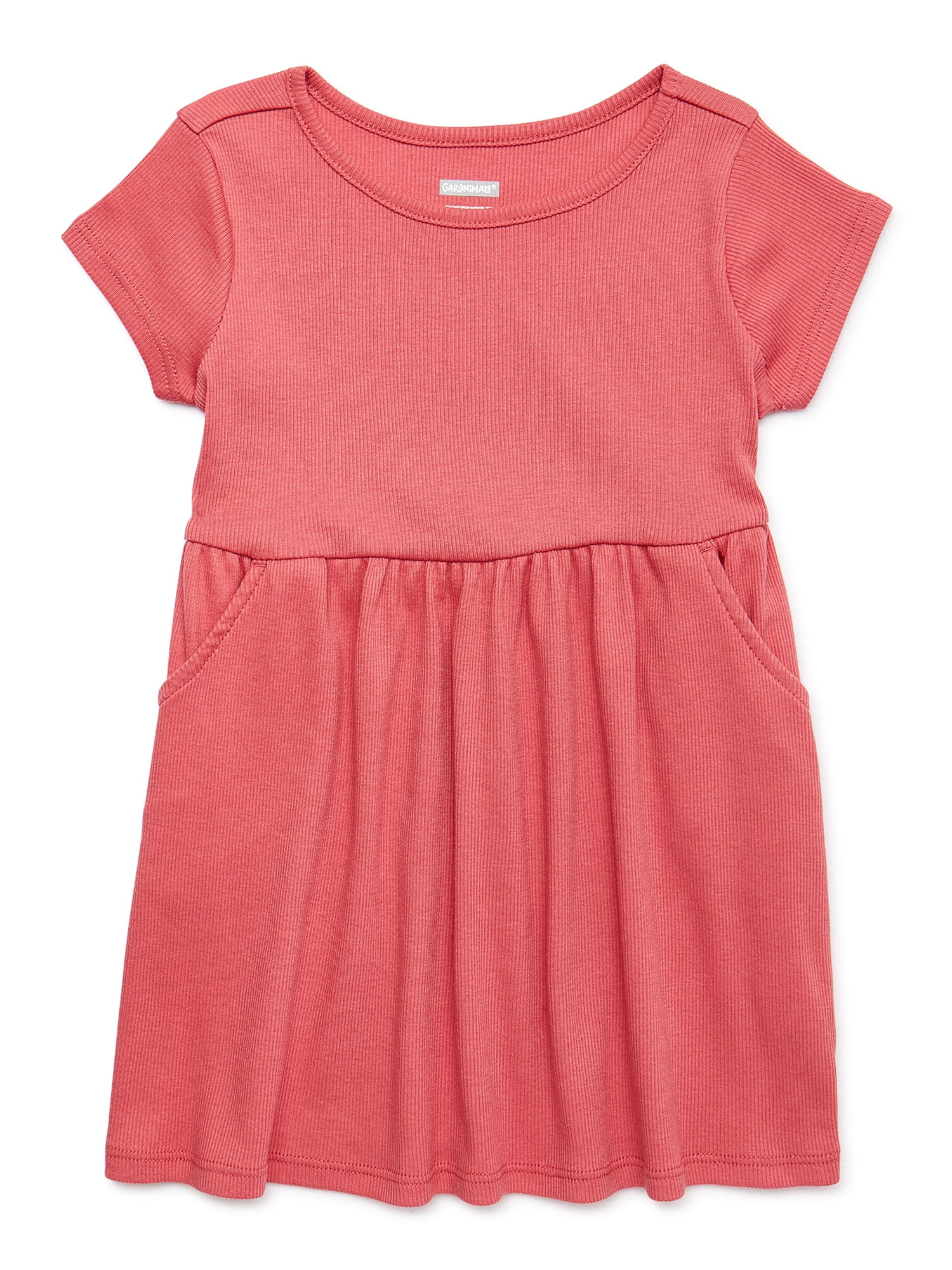 Garanimals Toddler Girls Skater Dress with Pockets, Sizes 12M -5T ...