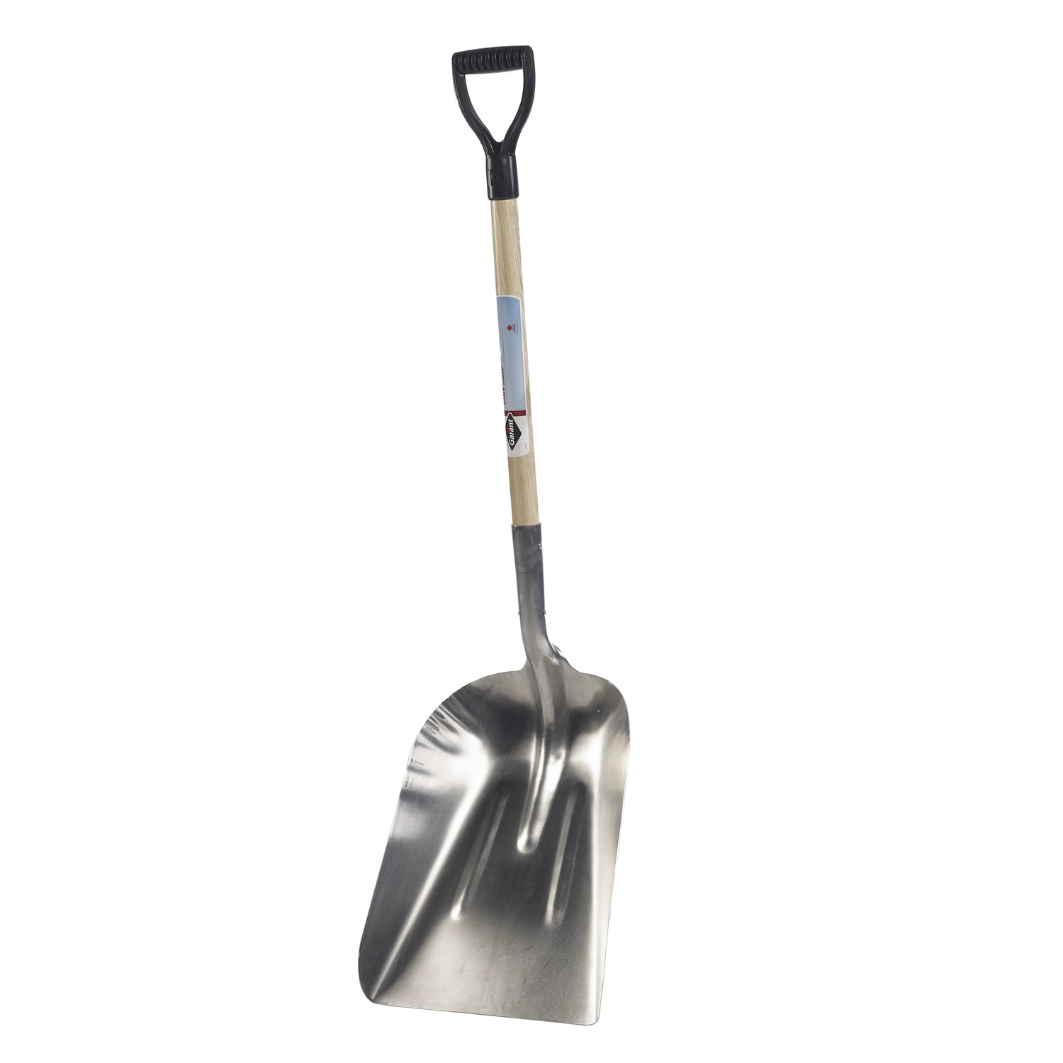 Garant #8 Silver Aluminum Grain Scoop with D-Grip and Wood Handle ...
