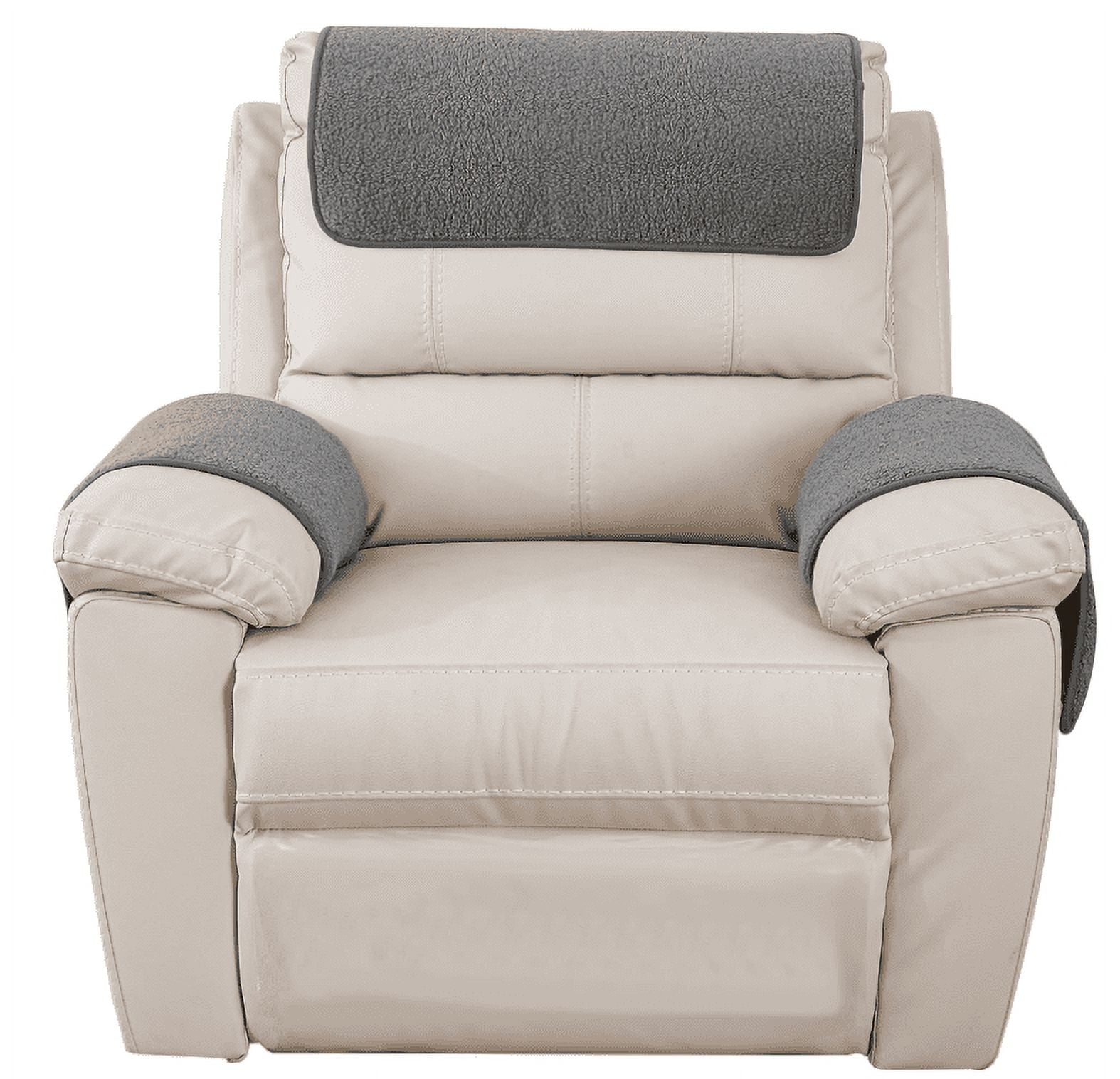 Garayma 3 Pcs Recliner Covers Armrest Covers with Storage Pockets ...