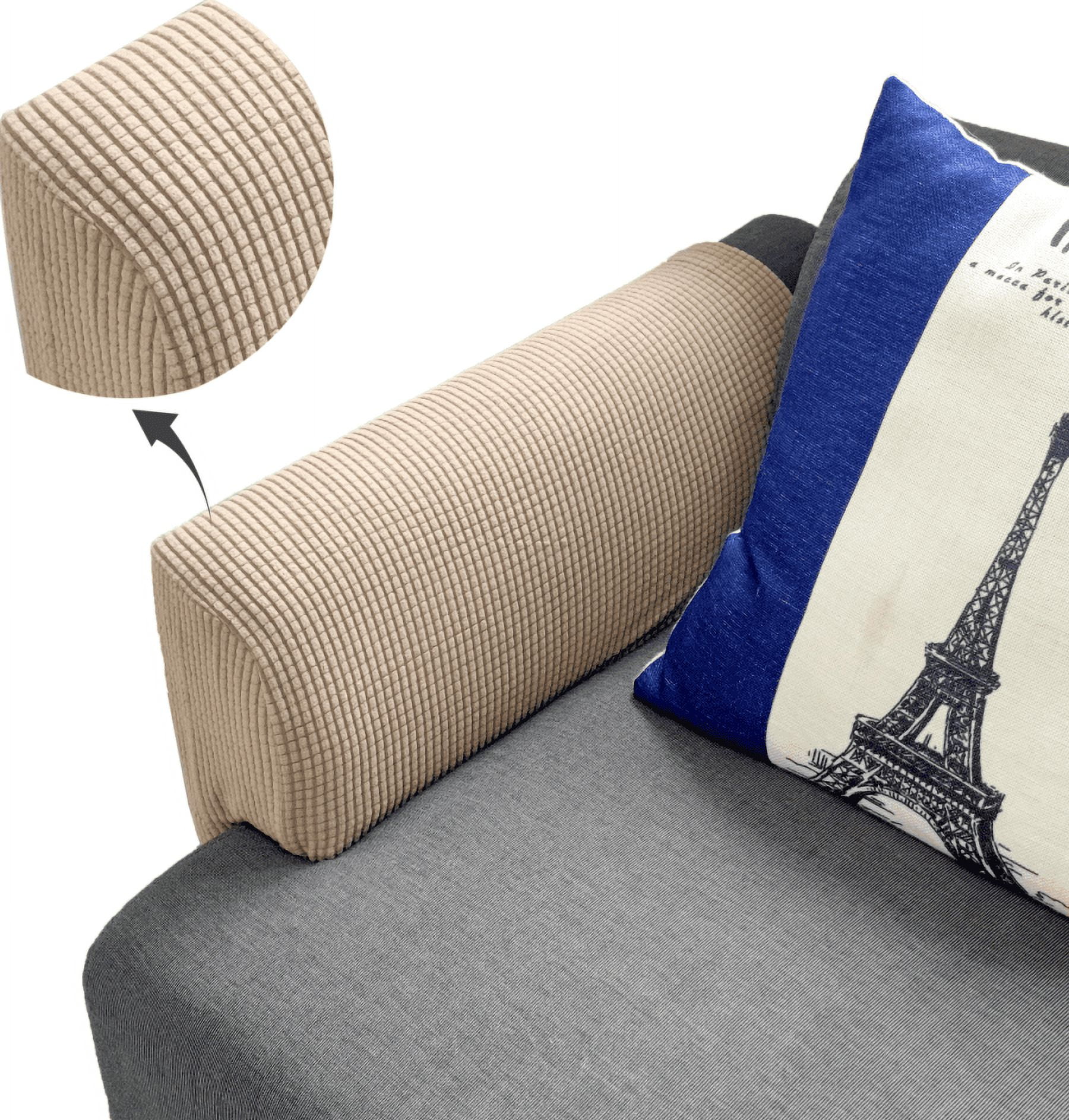 Garayma Armrest Protectors Non-Slip Armrest Covers Stretchy Chair Sofa ...