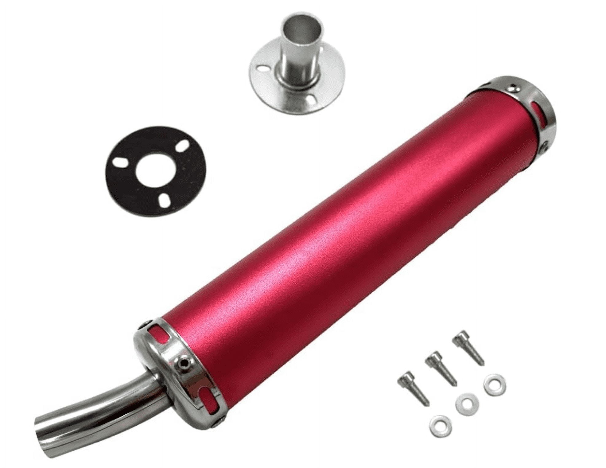 Garayma Universal Adjustable Exhaust Muffler Pipe Silencer Motorcycle 2 ...