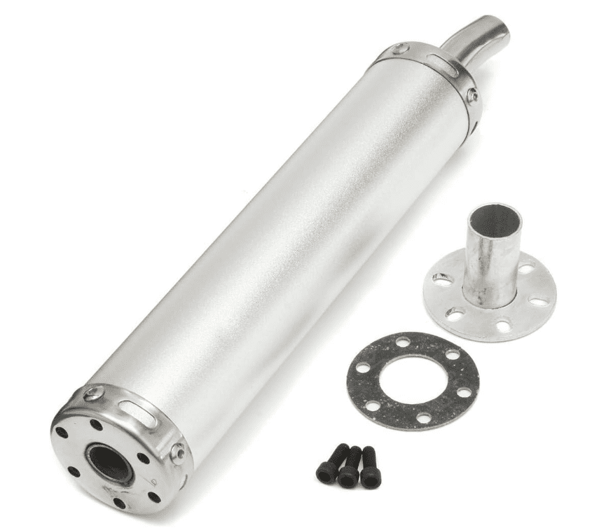 Garayma Universal Adjustable Exhaust Muffler Pipe Silencer Motorcycle 2 ...