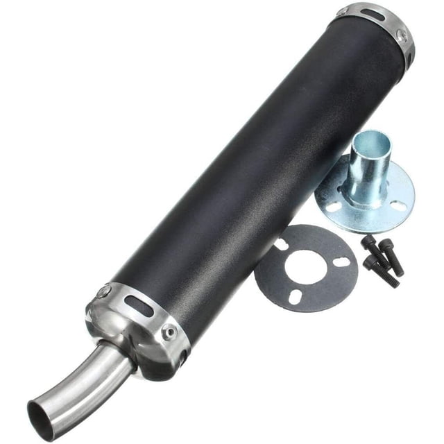 Garayma Universal Adjustable Exhaust Muffler Pipe Silencer Motorcycle 2 ...