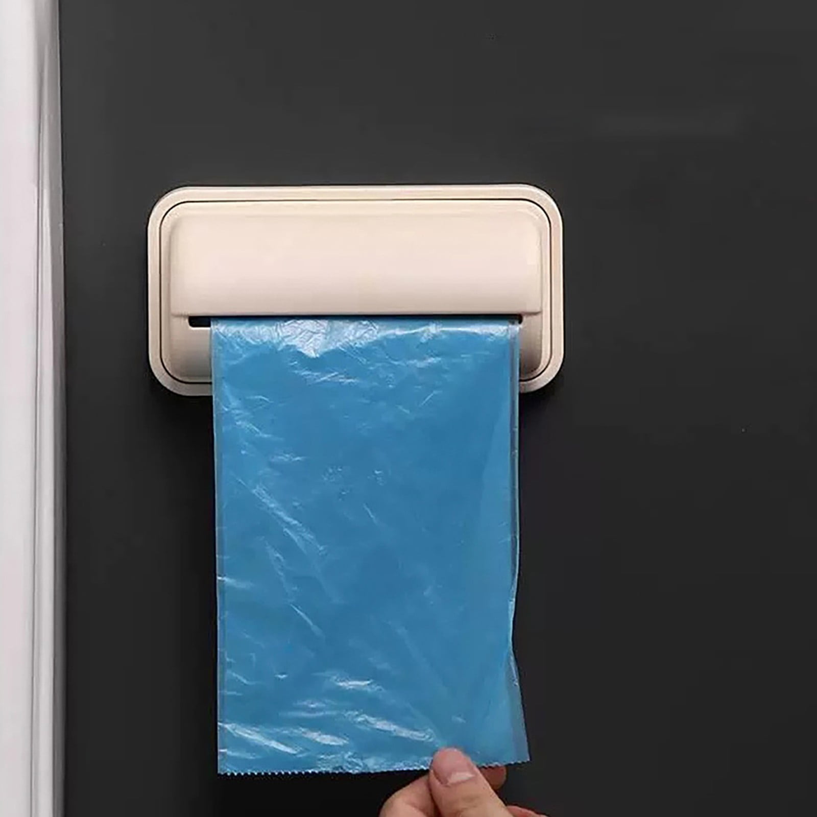 Garbage Bag Holder for Cabinet, Upgrade Garbage Bag Dispenser, Bag ...