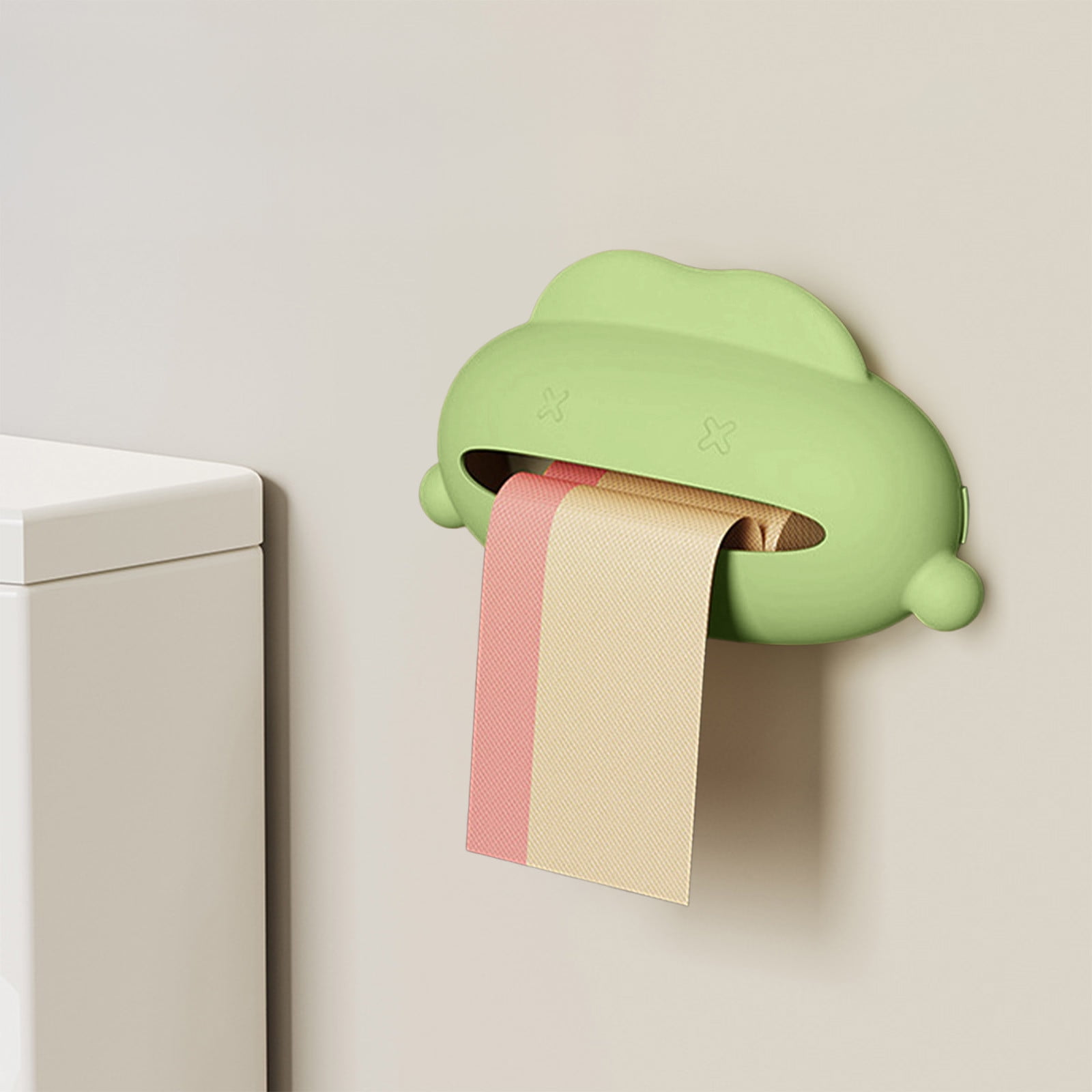 Garbage Bag Storage Box, Wall-Mounted Organizer, Hole-Free toilet ...