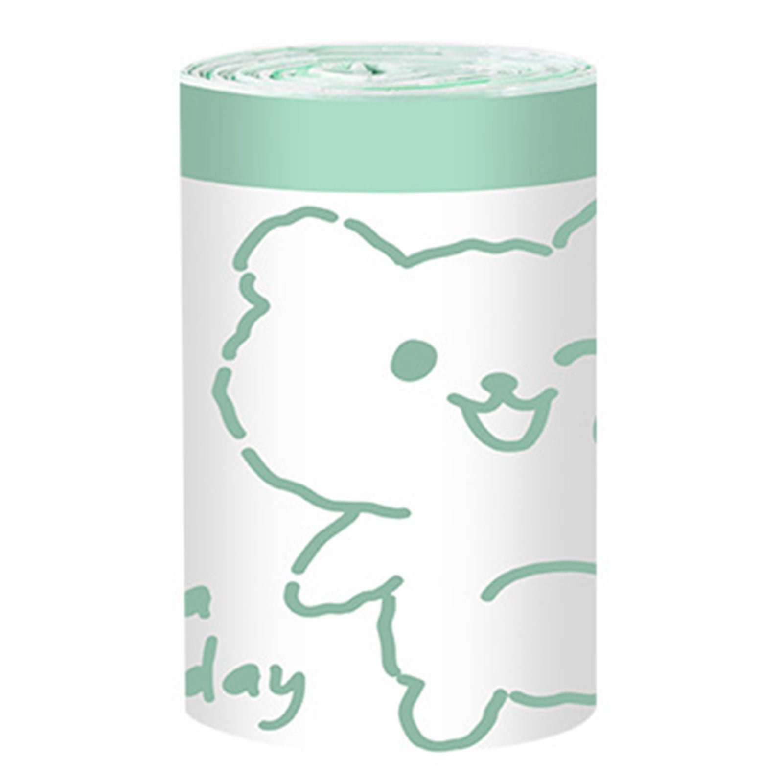 Garbage Bags*60Pcs/1Roll Small Trash Bags Drawstring ，Small Bathroom ...