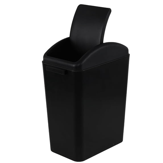Garbage Bin 16 L/4 Gallon Plastic Slim Trash Can with Swing Lid 1 Pack ...