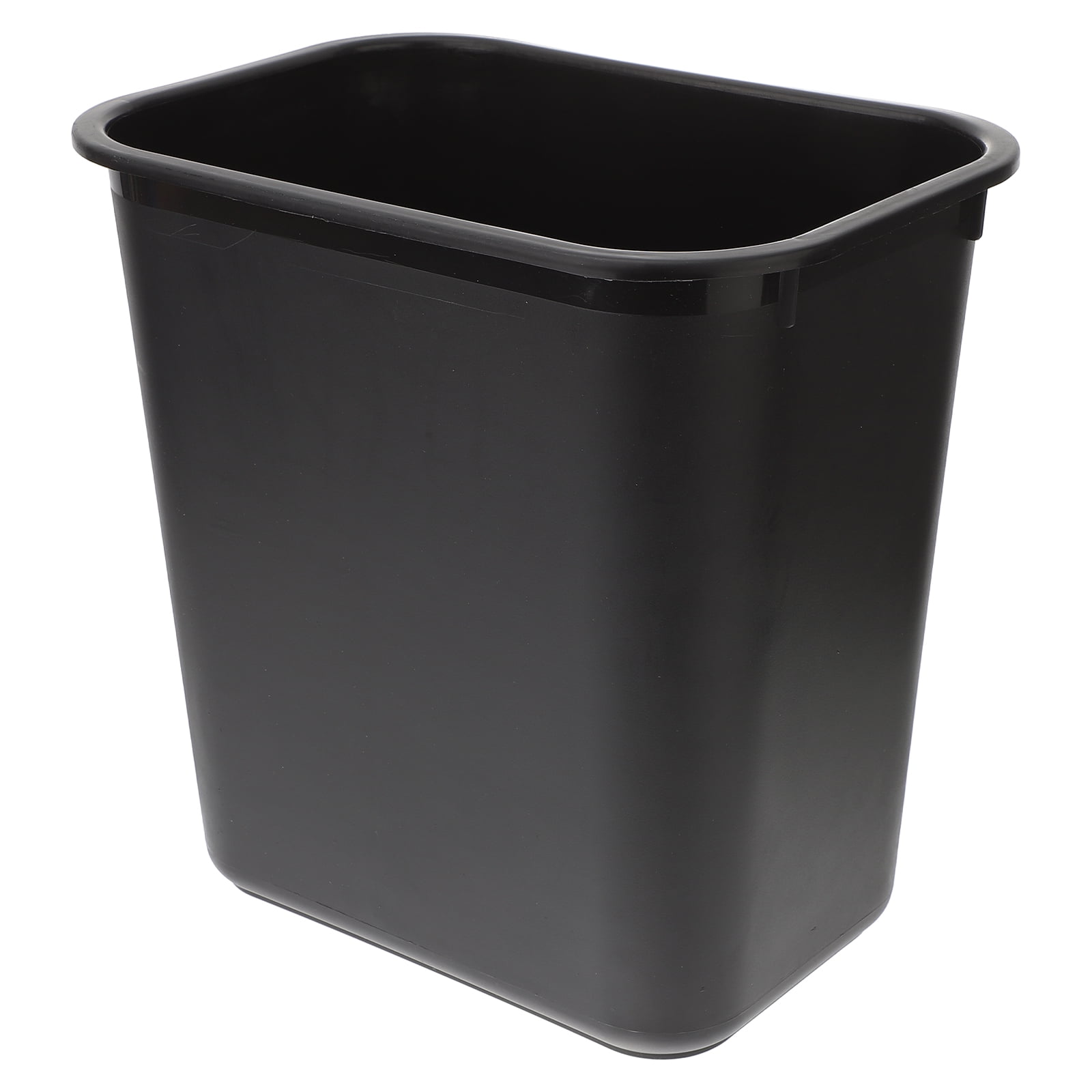 Garbage Can Car Trash Bin Square Container Bins Office Black - Walmart.com