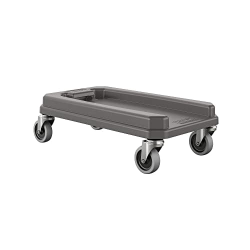 Garbage Can Dolly for Slim 23-Gallon Trash Can with Quiet Rolling ...