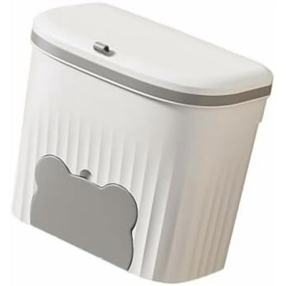 Garbage Can, Kitchen Composts Bin Cabinets Door Mounted Trash Can with ...