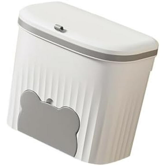 Garbage Can, Kitchen Composts Bin Cabinets Door Mounted Trash Can with ...
