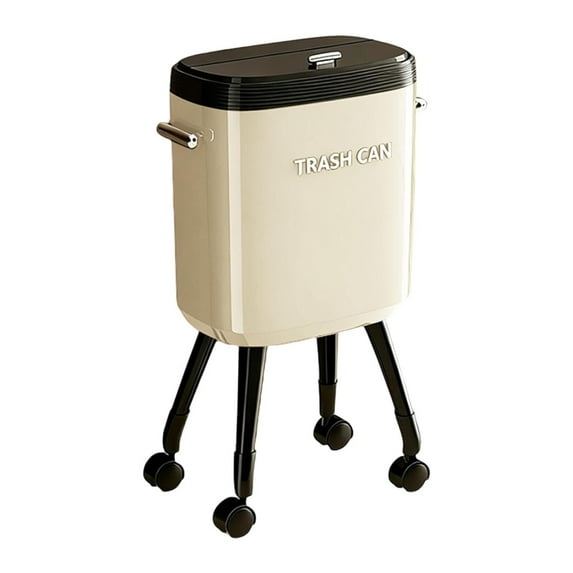 Garbage Can with Legs No Bending 15L Large Capacity Household Creative ...