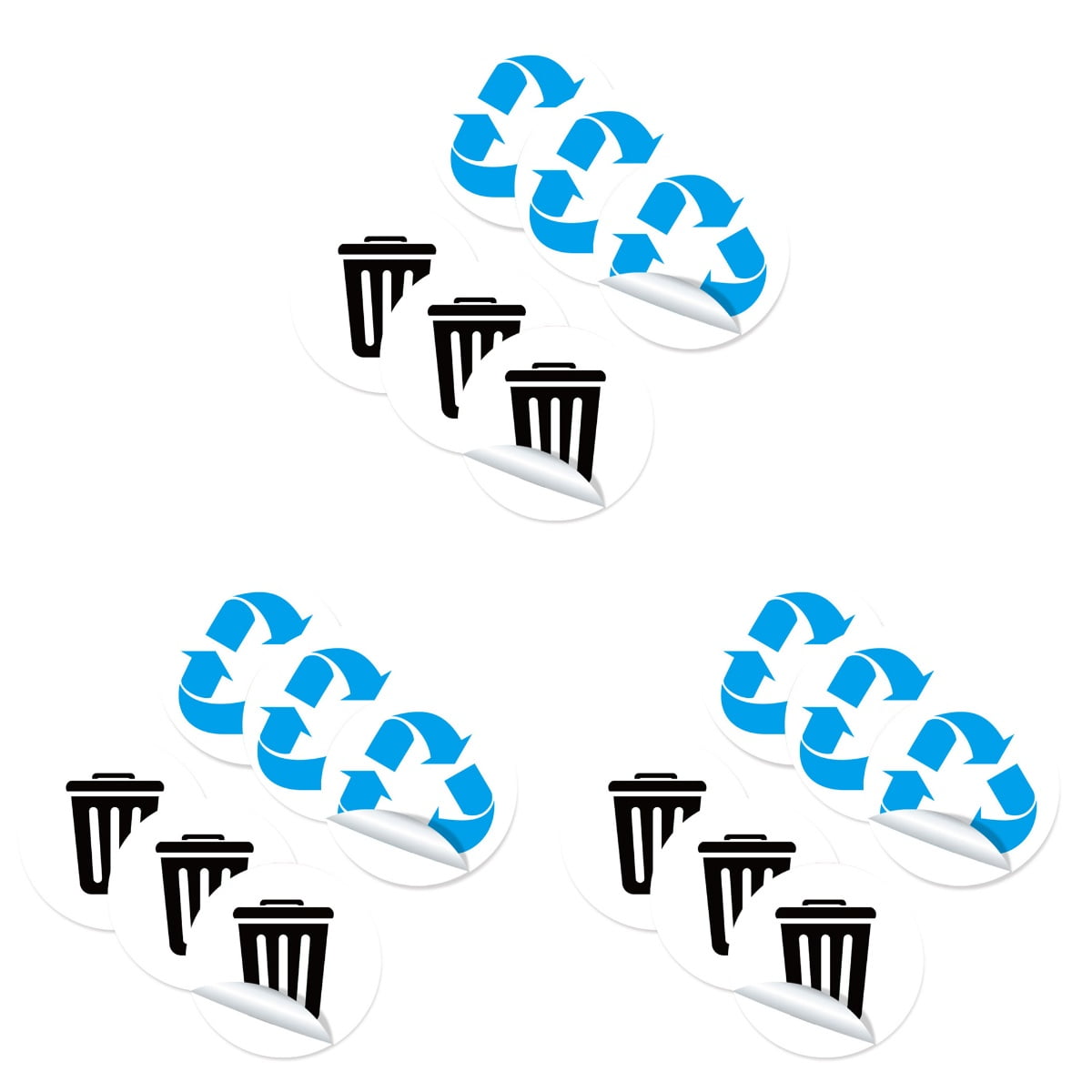 Garbage Classification Label Sticker Outdoor Trash Can Stickers Waste ...