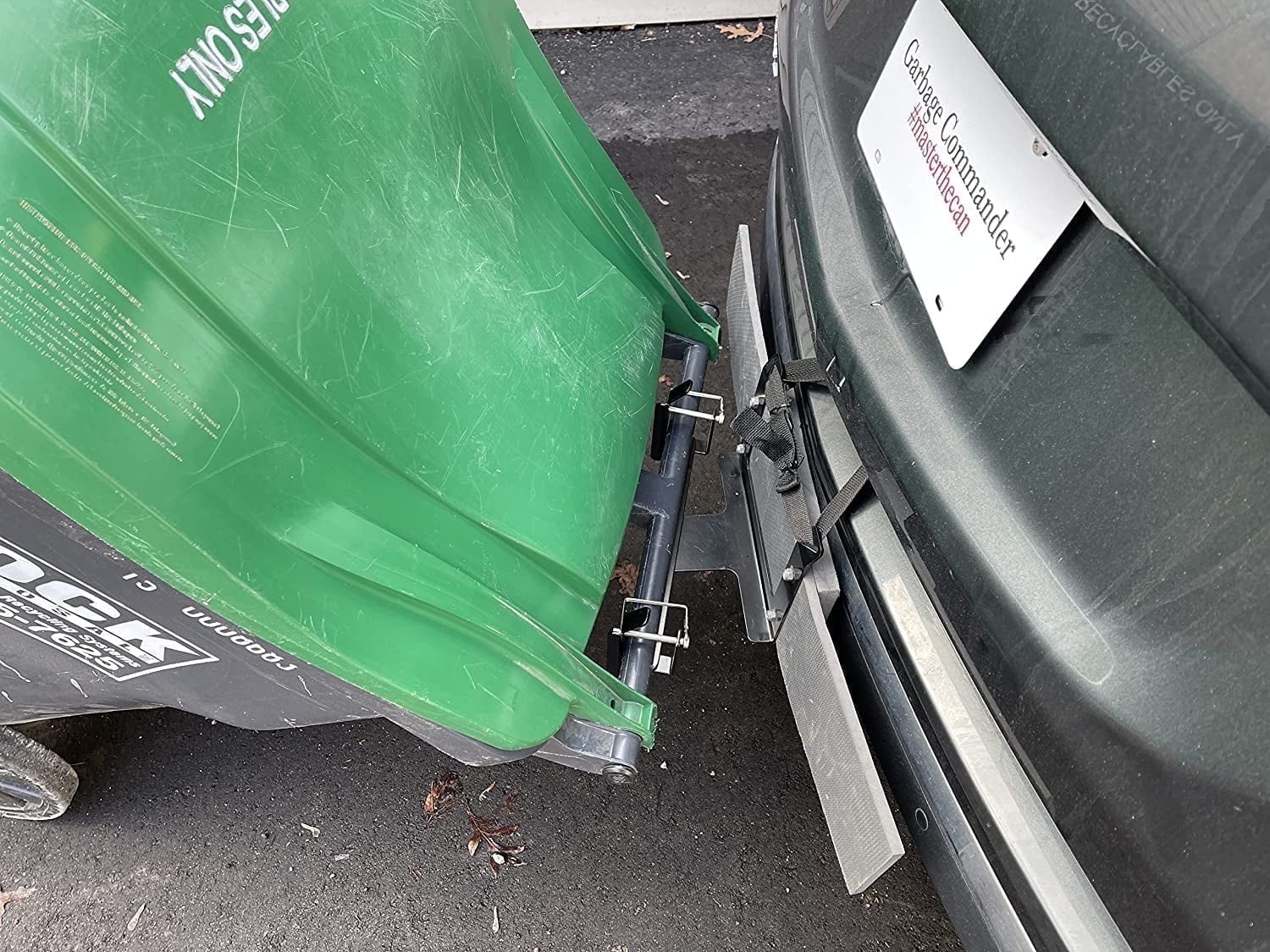 American-Made Premium Bumper Mounted MT Wheeled Trash Can Hauling Hitch ...