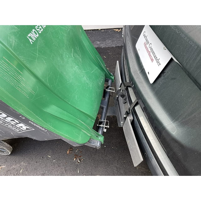 Garbage Commander Bumper Mounted MT Wheeled Trash Can Hauling Hitch ...