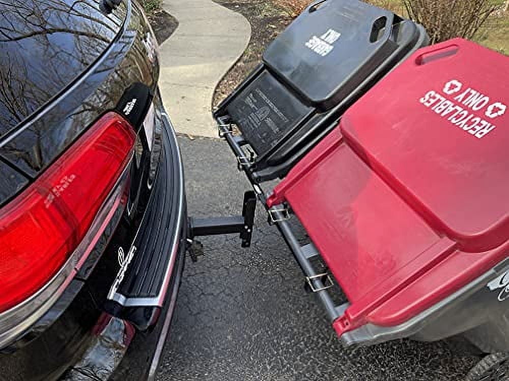 Garbage Commander Dual Can Receiver Garbage Hauling Hitch - Walmart.com