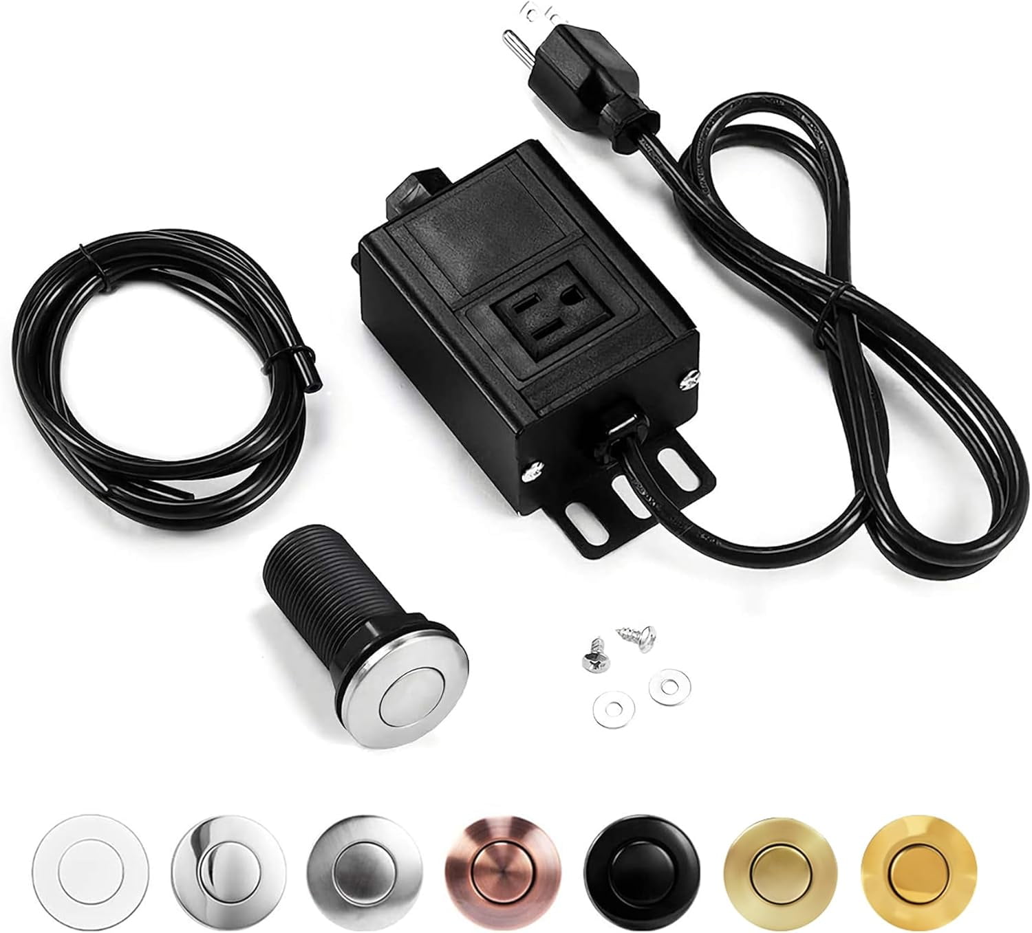 Garbage Disposal Air Switch Kit, Sink Top Waste Disposer On/Off Circuit ...