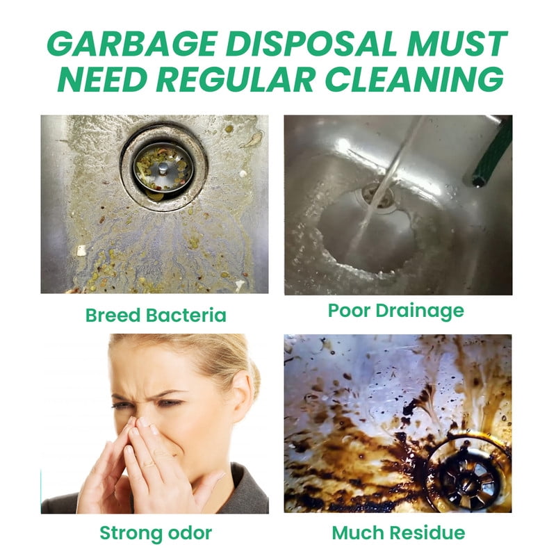 Garbage Disposal Cleaner Deodorizer Tablets - 24 Pack, New Powerful ...