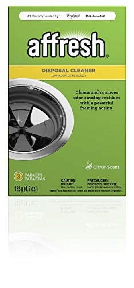 Affresh Garbage Disposal Cleaner Freshener, 9 Tablets - Drain and Sink ...