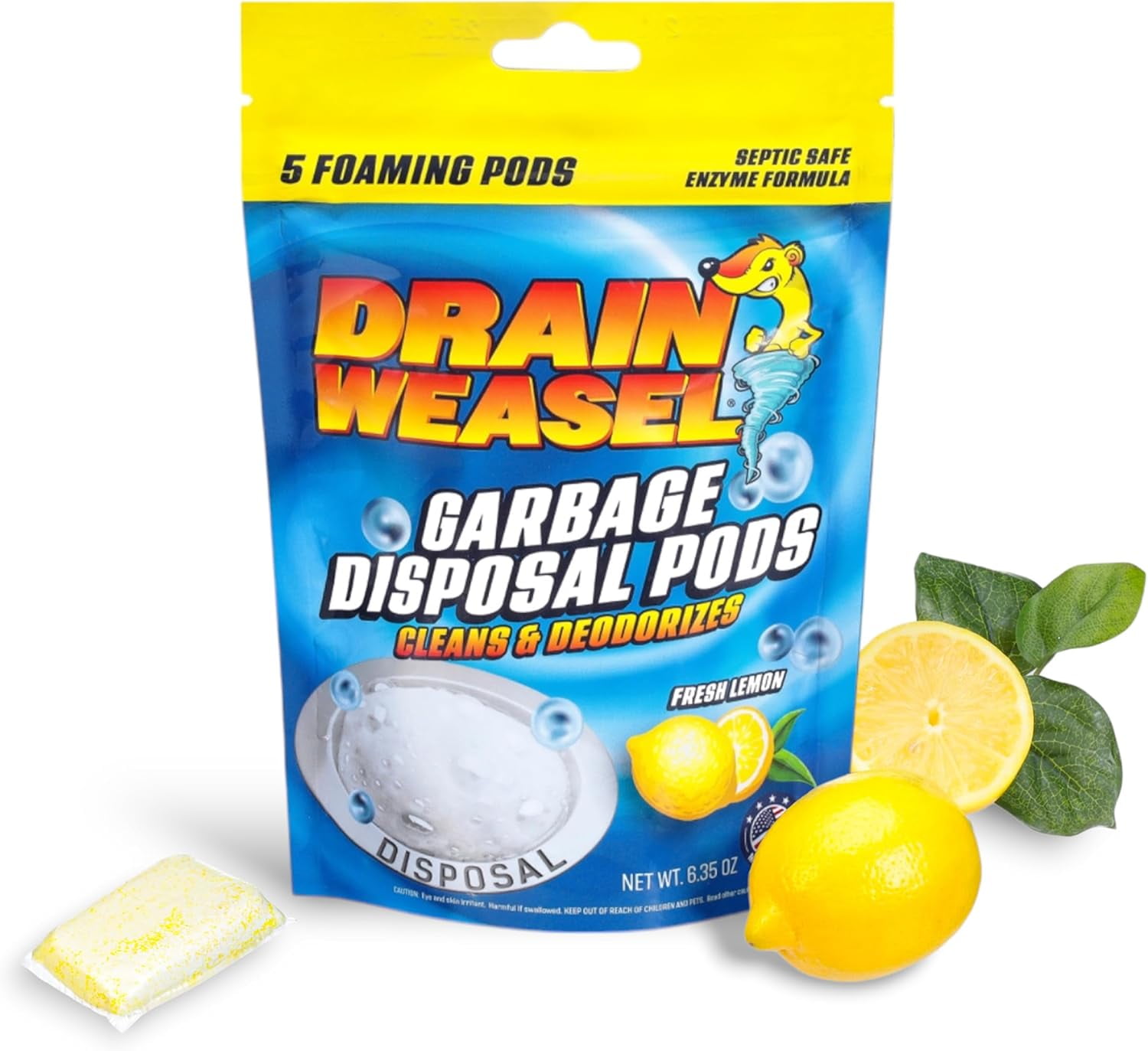 Garbage Disposal Pods Cleaner and Deodorizer, Sink Odor Eliminator with ...