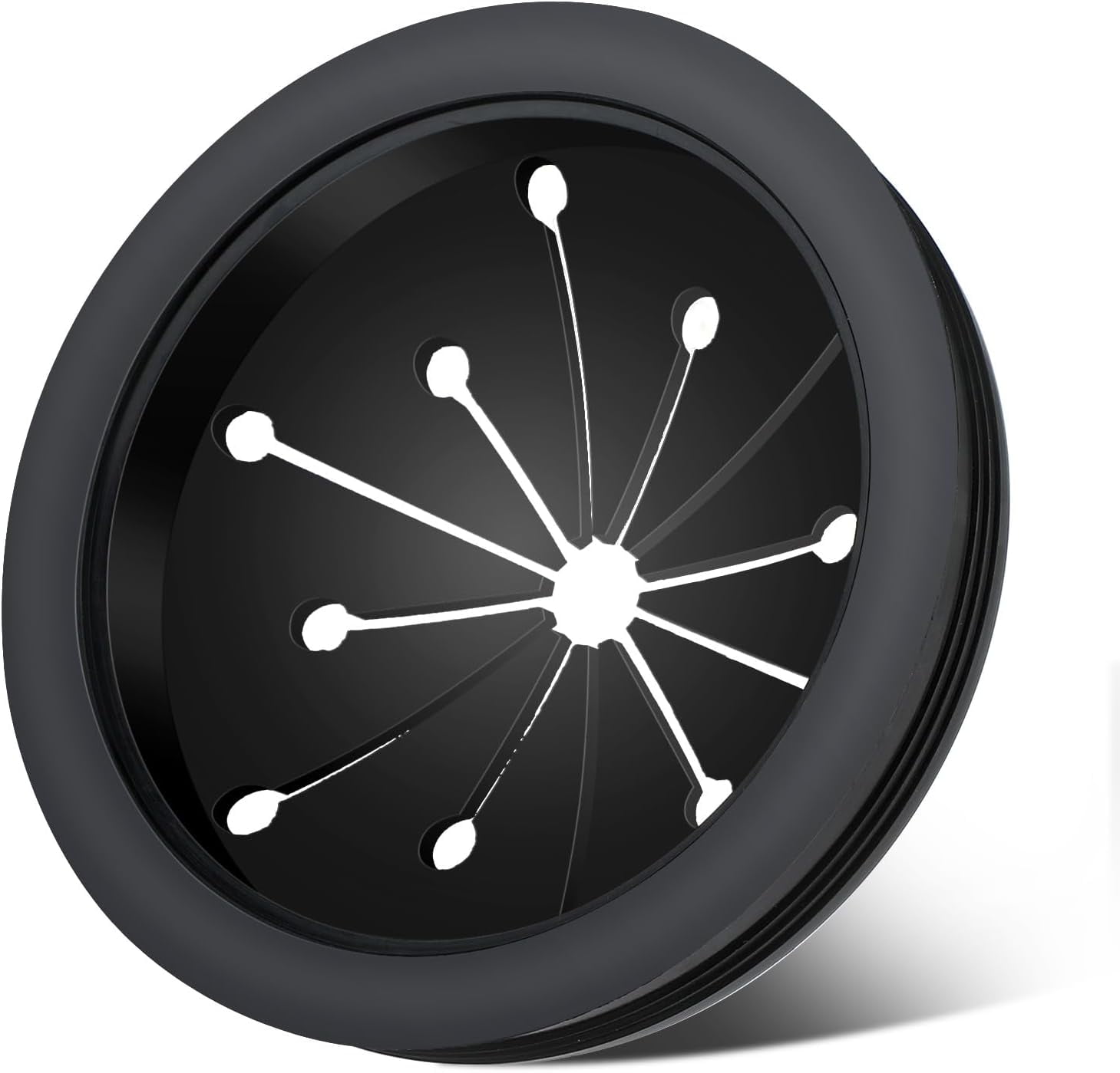 Garbage Disposal Rubber Drain Insert Splash Guard Sink Baffle, 3-1/8 ...