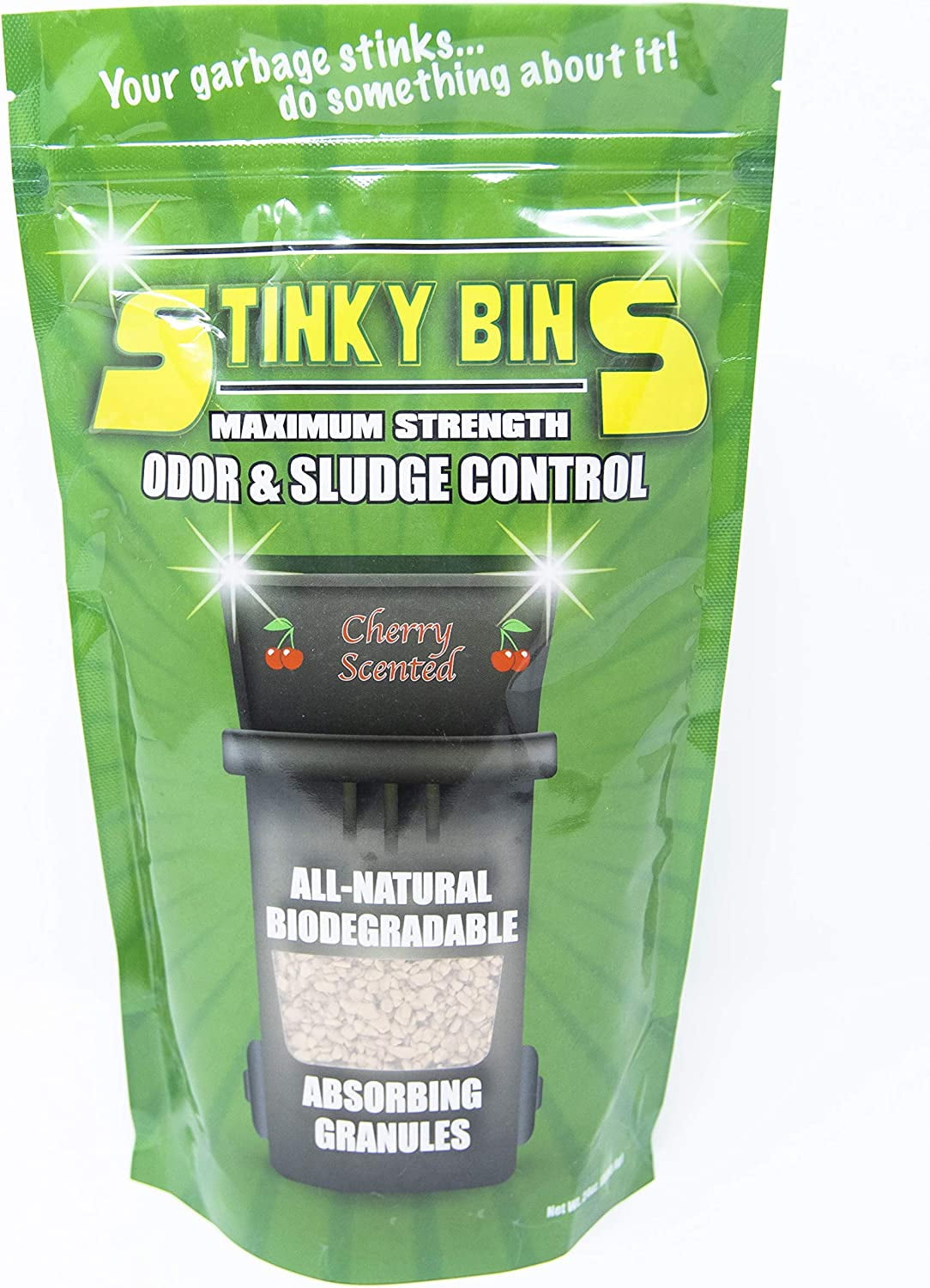Garbage Odor Eliminator – Cherry Scented Absorbing Granules for Trash ...