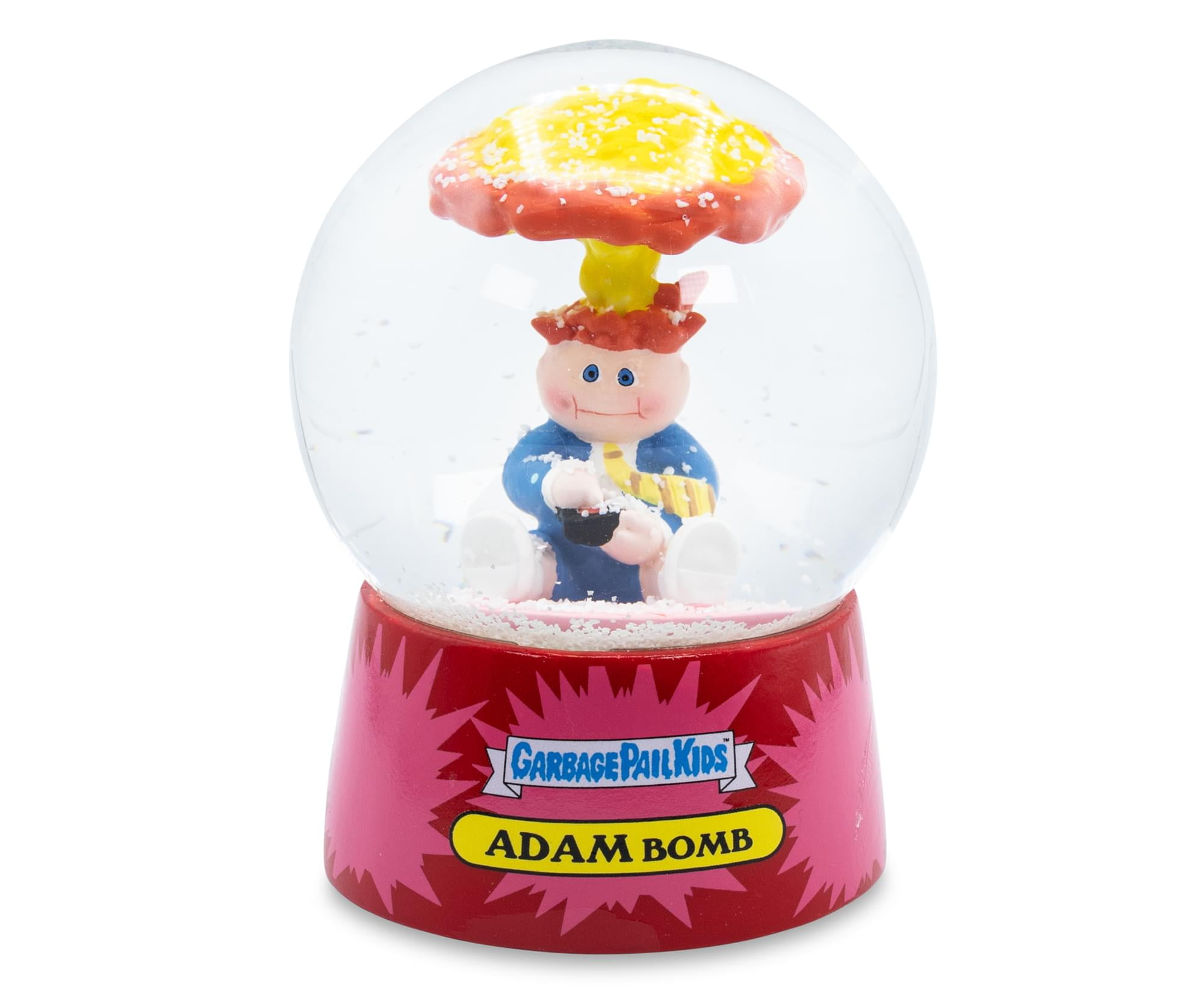 Garbage Pail Kids Adam Bomb Collectible Snow Globe | 4 Inches Tall ...