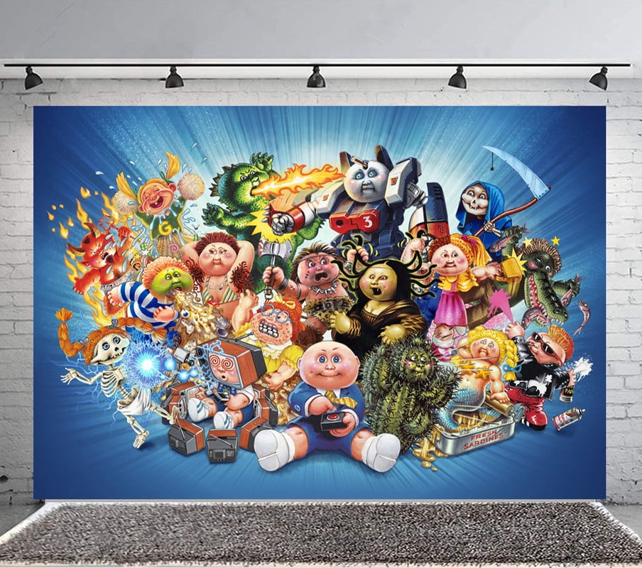 Garbage Pail Kids Backdrop Banner Party Supplies Poster Movie Theme ...