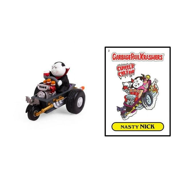 Garbage Pail Kids Nasty Nick 3" Krasher with Exclusive Trading Card by ...