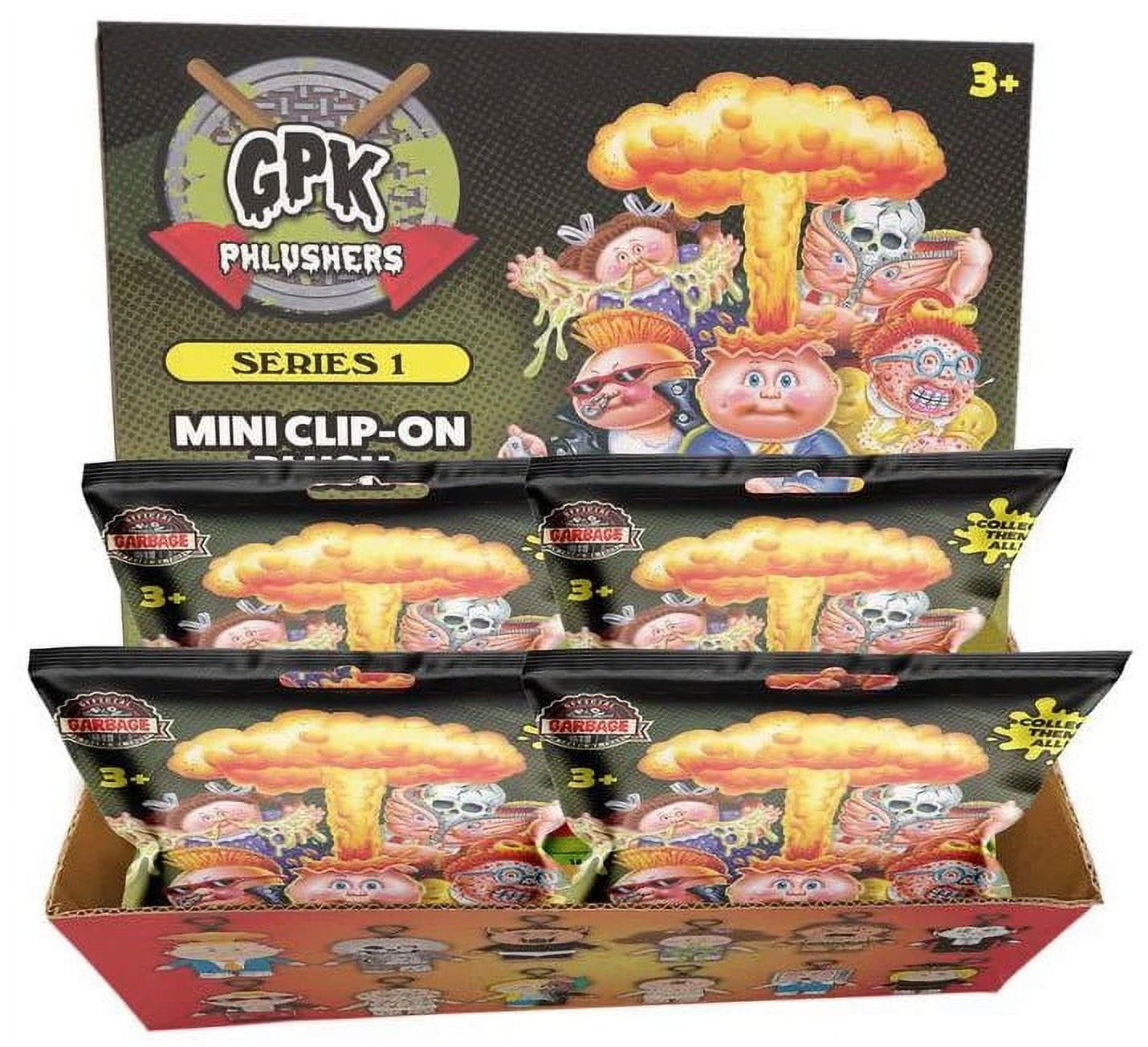 Garbage Pail Kids Series 1 Mini Clip-On Plush Mystery Box (18 Packs ...