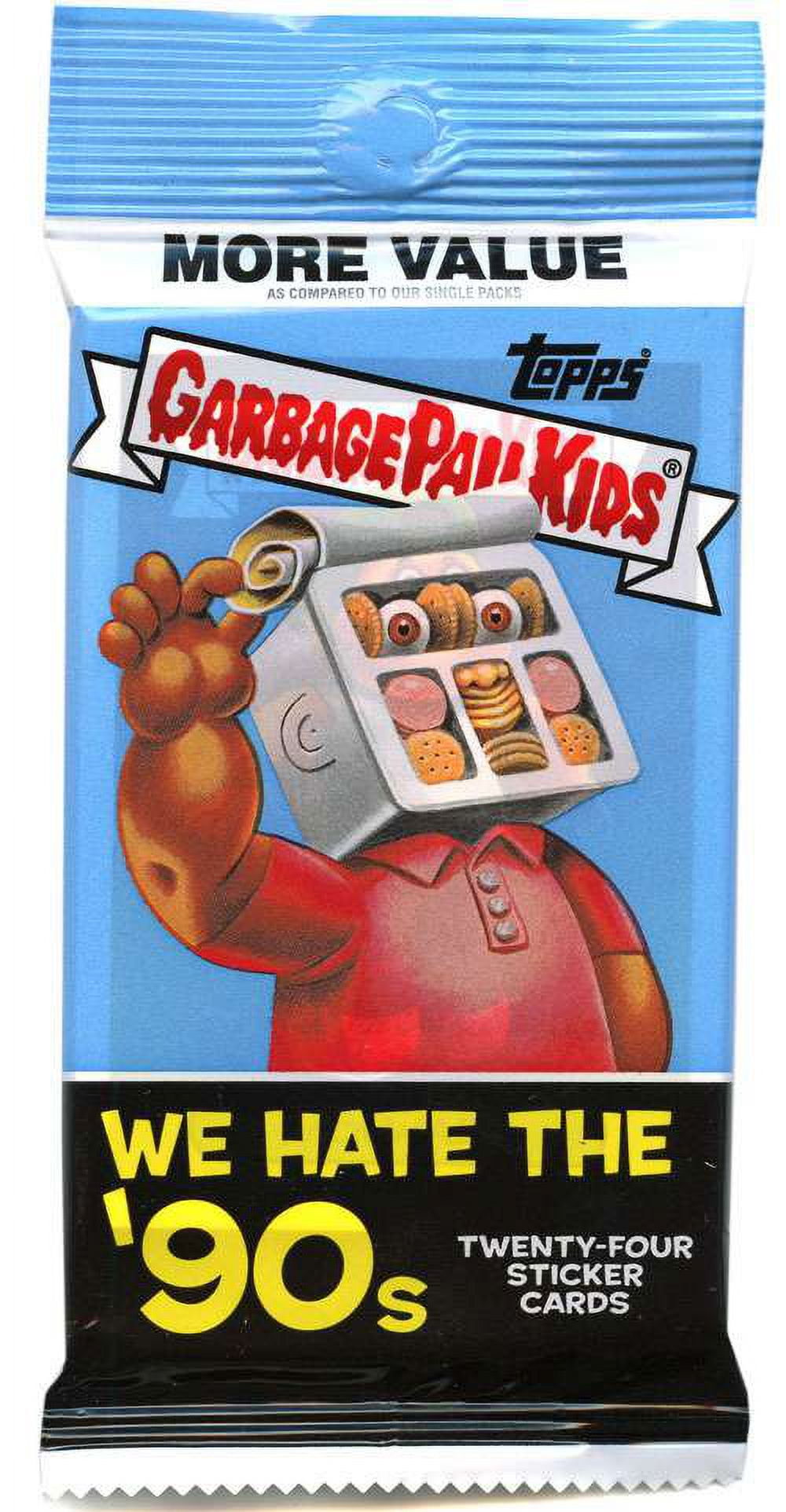 Garbage Pail Kids Topps 2019 We Hate the '90s Trading Card Sticker ...