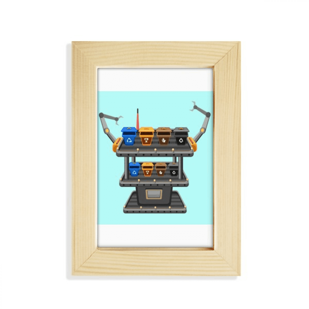 Garbage Rubbish Sorting Machine Shelf Desktop Display Photo Frame ...