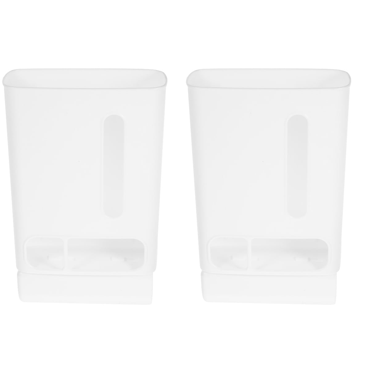 Garbage Storage Box 2 PCS Waste Organizer Dispenser Trash Bags Kitchen ...