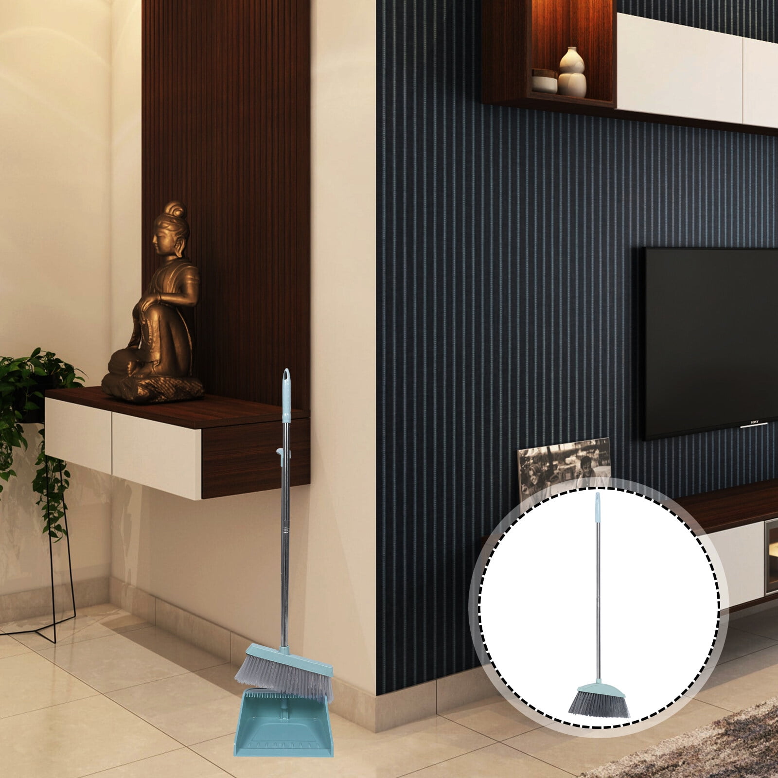 Garbage Sweeping Tool Cleaning Broom Trash Sweeping Besom Garbage ...