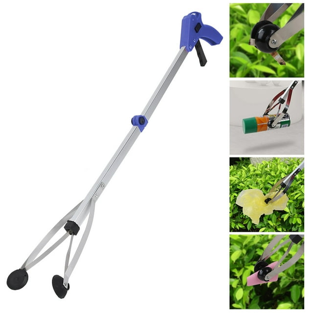 Garbage Tool Picker Folding Trash Grabber for Garden Leaves Waste Pick ...