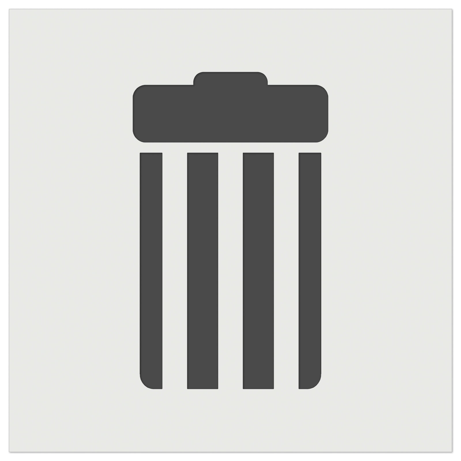 Garbage Trash Can DIY Cookie Wall Craft Stencil - 5.5 Inch - Walmart.com