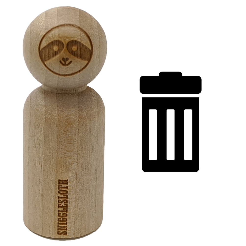 Garbage Trash Can Rubber Stamp for Scrapbooking Crafting Stamping ...