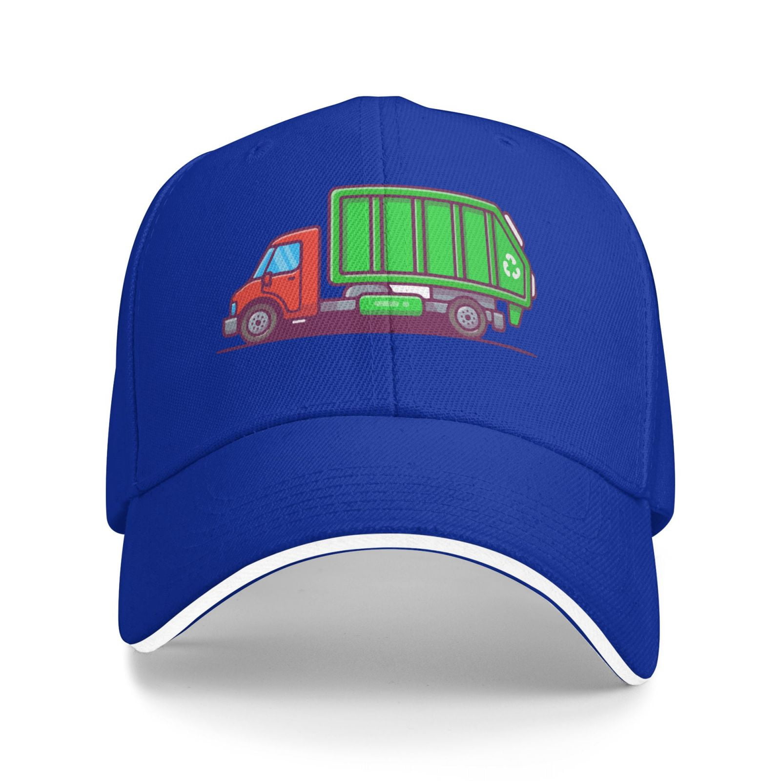 Garbage Truck Cartoon Unisex Adult Baseball Caps Adjustable Casquette ...