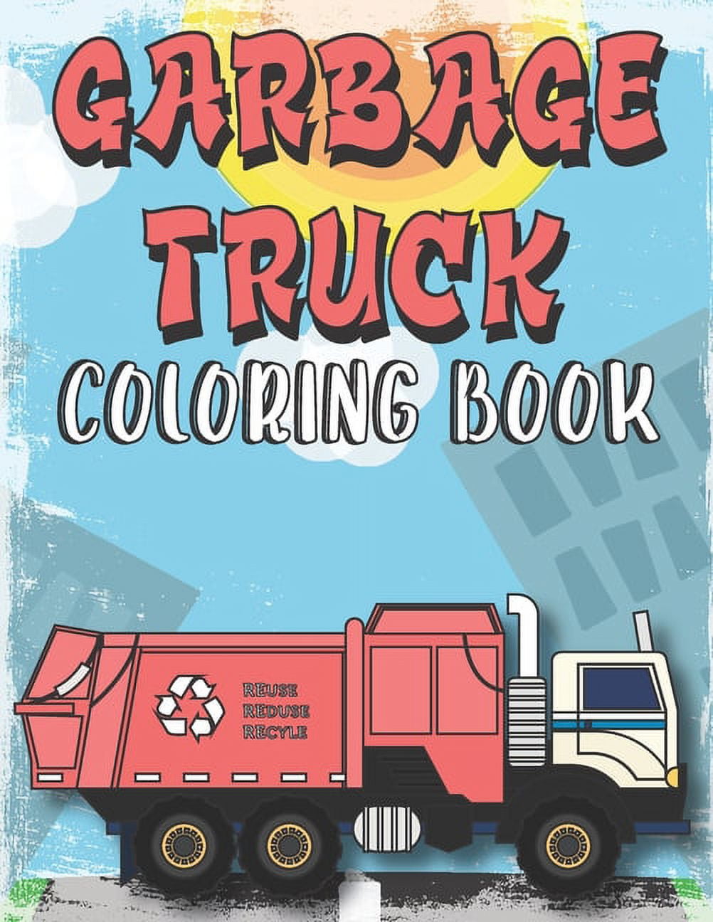 Garbage Truck Coloring Pages