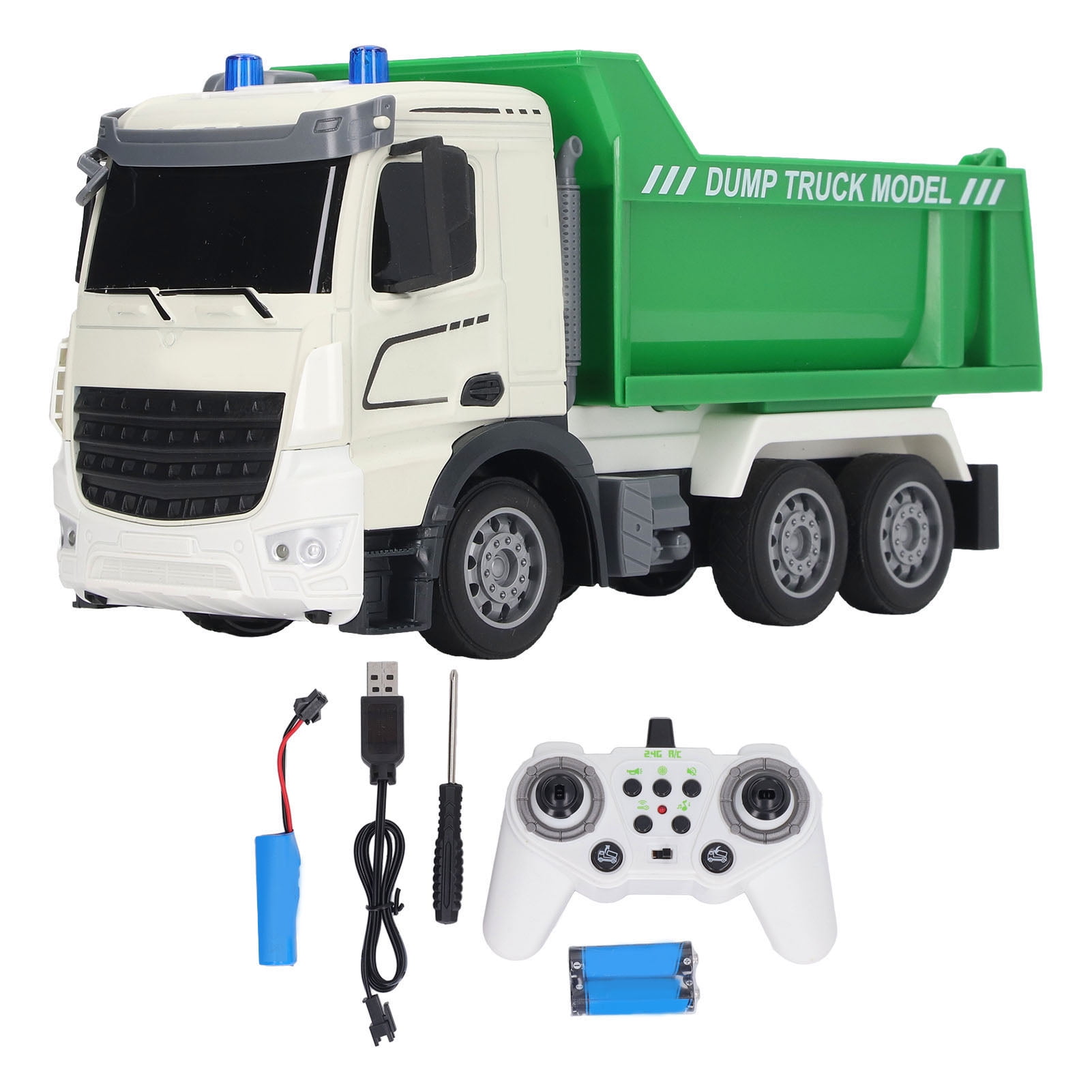 Garbage Truck Toy with Light Sound Rechargeable High Simulation Remote ...