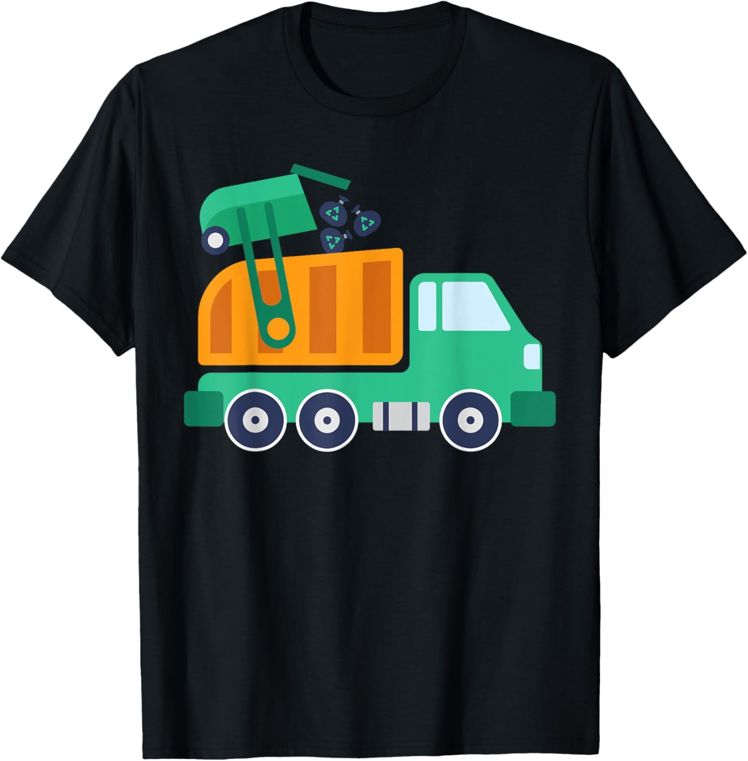 Garbage Truck Waste Recycle Trash Collector Earth Day T-Shirt - Walmart.com