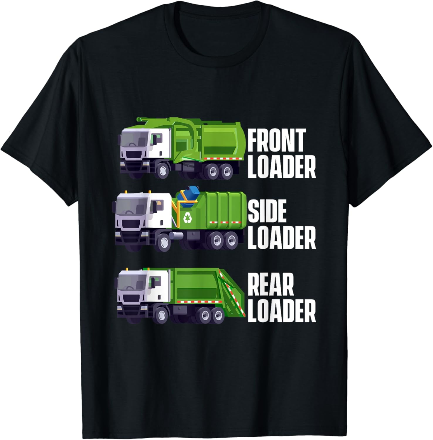 Garbage Trucks - Truck Trash Collector Waste Management T-Shirt ...