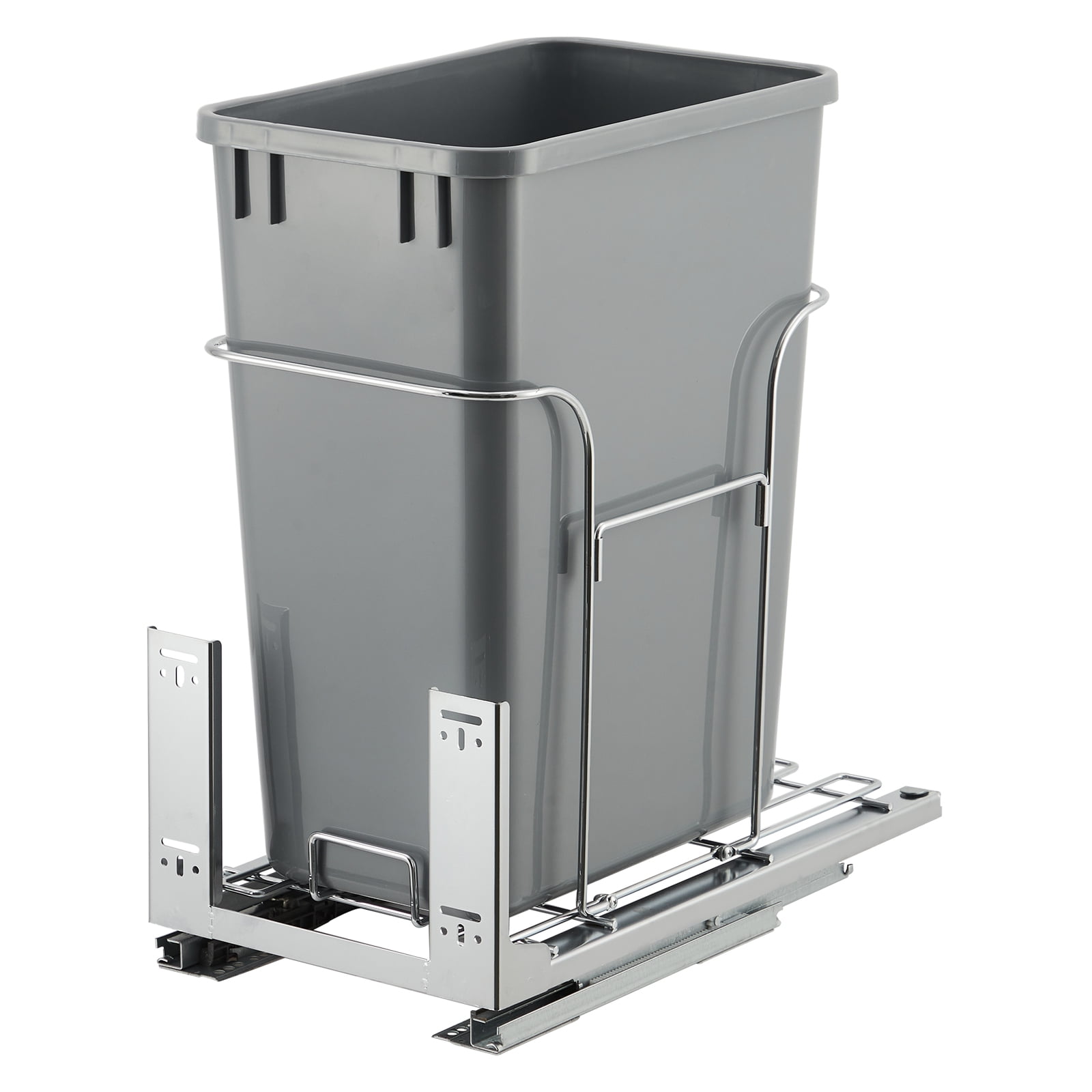Garbage Waste Recyling Bin with Full Extension Slides, Space-Saving ...