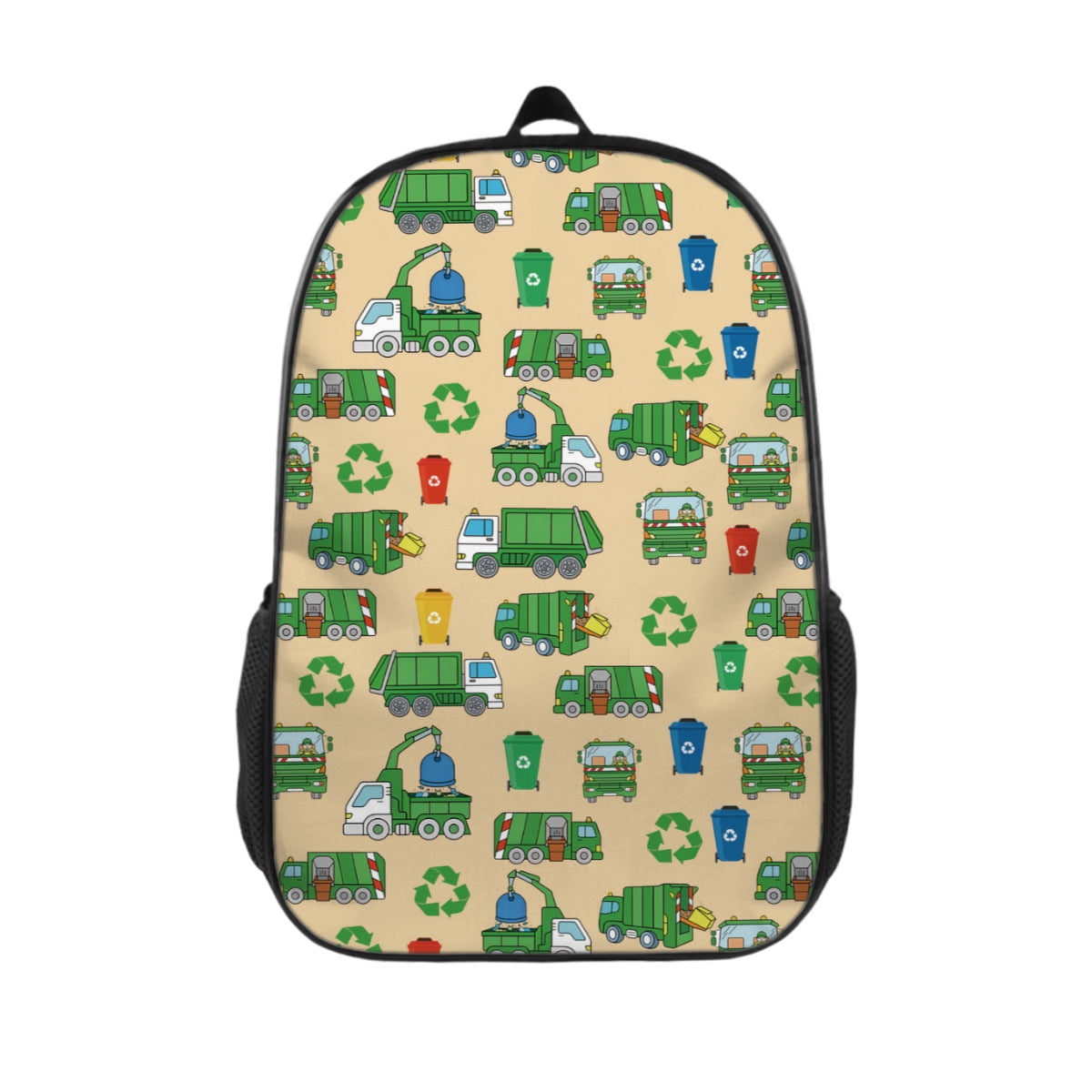 Garbagetruck Backpack 17 inch Cartoon Garbagetruck Backpack Large ...