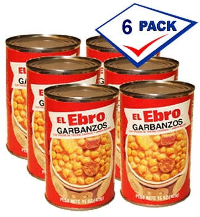 Garbanzos with bacon and Chorizo El Ebro 15 oz Pack of 6 - Walmart.com