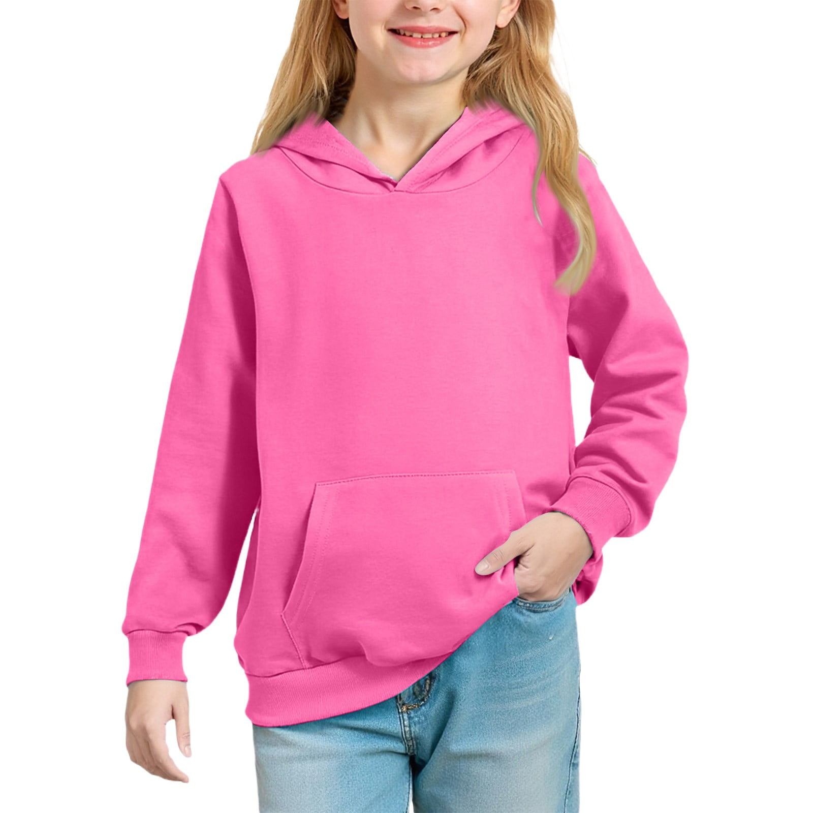 Garbnen Hoodie for Teen Girls Preppy Long Sleeve Cotton Sweatshirts ...