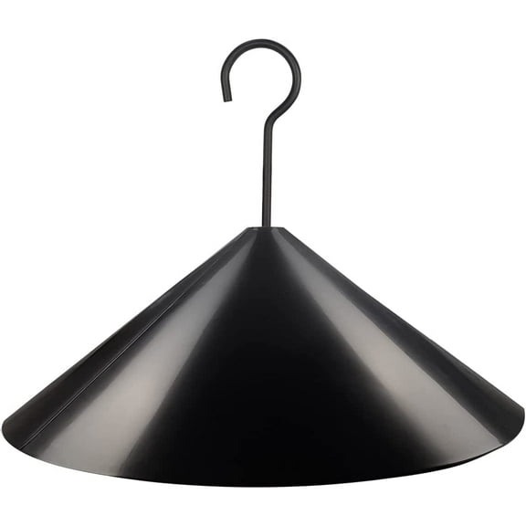 19 Inch Wide Squirrel Baffle for Bird Feeder Pole, Outside Pole Mount ...