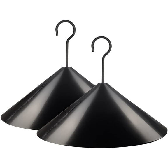 2pcs Squirrel Baffle for Bird Feeder Pole, Outdoor Pole Mount Birds ...